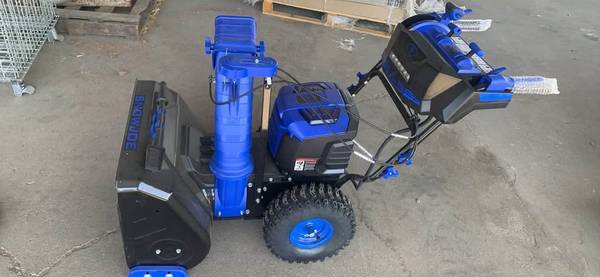 Snow Joe 24” 100v cordless snow blower – $800 – Western Mfg. Corp.